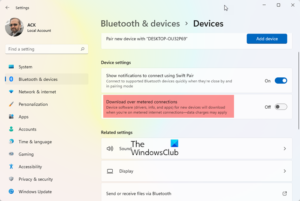 How to remove METERED NETWORK WARNING in Outlook