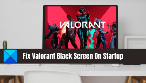Valorant Black Screen on startup on Windows PC [Fix]