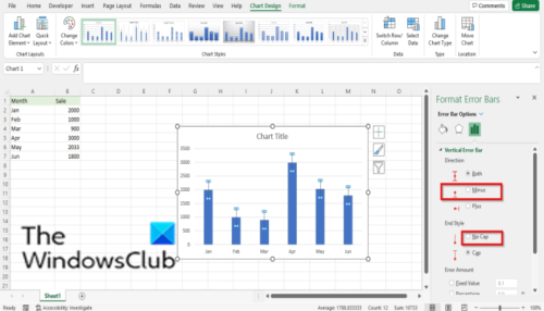How to create a Lollipop Chart in Excel
