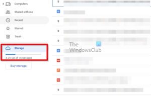 Google Drive says Storage is full but it's not