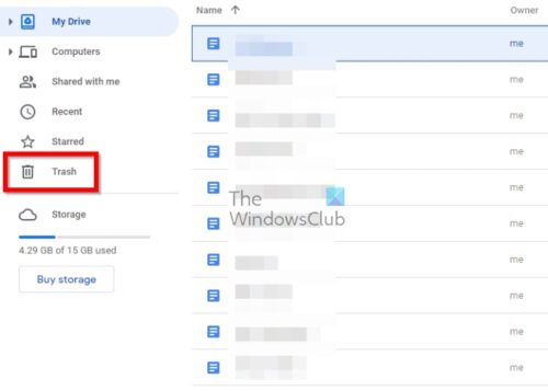 How to permanently delete all Google Drive files