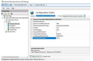 HTTP error 413 in Chrome or Edge, how to fix it?