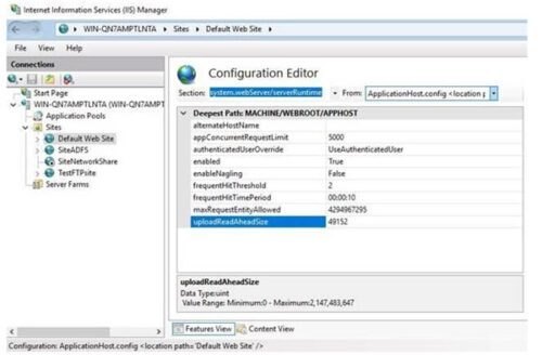 HTTP error 413 in Chrome or Edge, how to fix it?