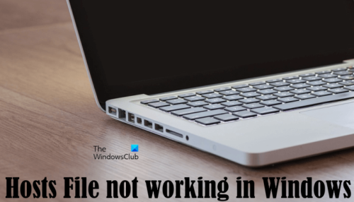 Hosts File not working in Windows 11 [Fix]