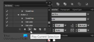 How to automate Tasks with Illustrator Actions