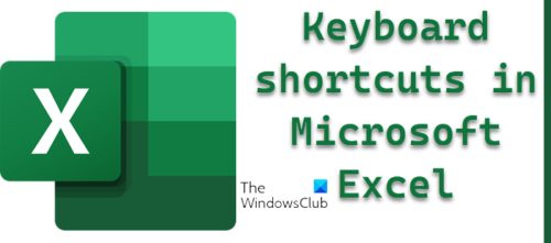 Microsoft Excel shortcut keys and their functions