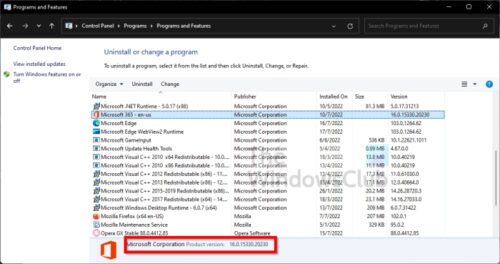 How to check Microsoft Office version in Windows 11/10