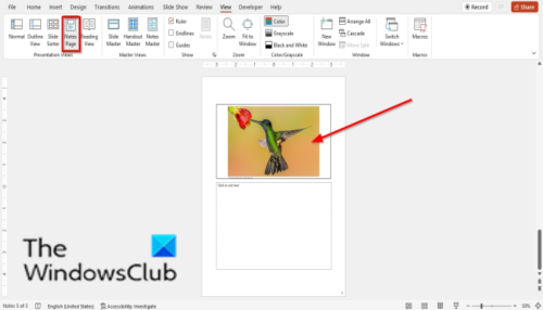 How to switch between Views in PowerPoint while presenting