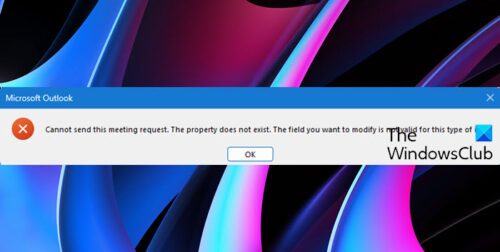 Outlook Cannot send this meeting request [Fixed]