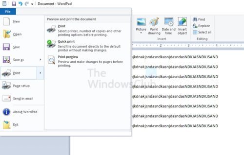 Word documents not printing correctly or properly