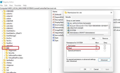 Diskpart Virtual Disk Service Error: The service failed to initialize