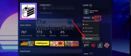 How to block a person on Steam via desktop and mobile