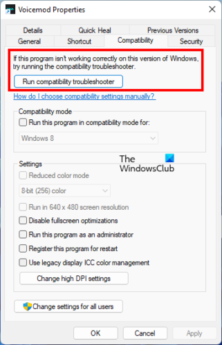 Voicemod not working or changing voice