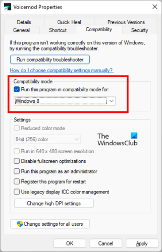 Voicemod not working or changing voice