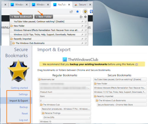 How To Password Protect Bookmarks In Chrome Firefox And Edge