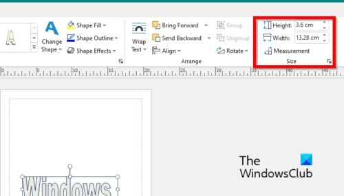 How to insert and modify WordArt in Publisher