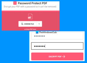 Password Protect PDF Online using free tools