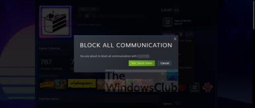 How to block a person on Steam via desktop and mobile