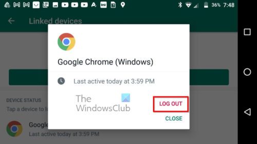 WhatsApp Web QR code not loading or scanning