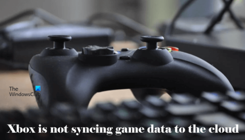 Xbox is not syncing game data to the cloud