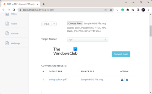 How to convert MSG to PDF in Windows 11/10