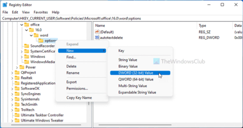 Stop Word from removing or deleting Selected Text as you type