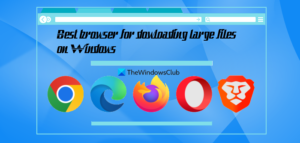 Best browser for downloading large files on Windows 11/10