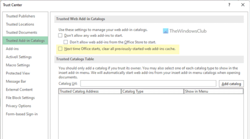How to clear Office Word, Excel, PowerPoint cache