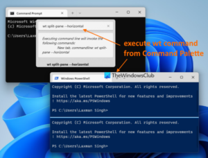 How to open and use Command Palette in Windows Terminal