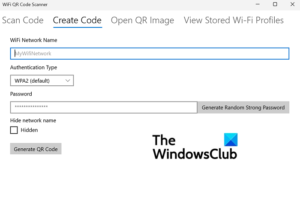 How to scan a Wi-Fi QR Code on Windows 11/10