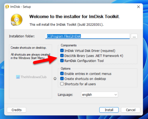 How to create RAM Drive in Windows 11/10