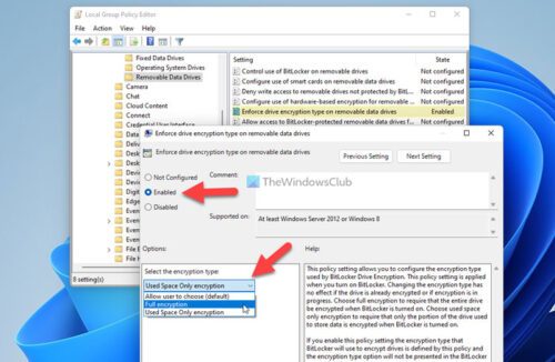 Enforce BitLocker Drive Encryption for Data Drives