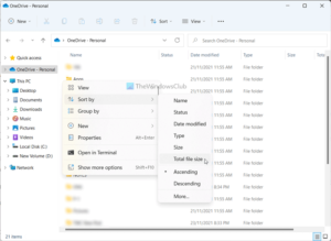 How to find large files in OneDrive Web, Desktop, and Mobile