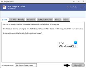 How to combine Multiple PDFs into one PDF