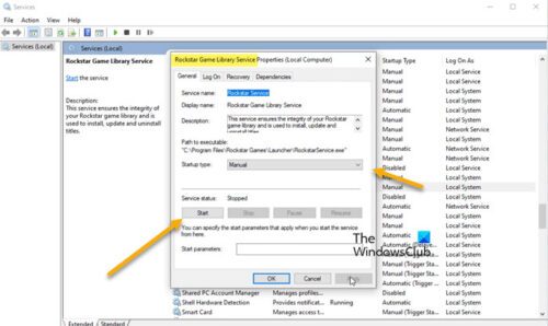 Failed to Connect to the Rockstar Games Library Service