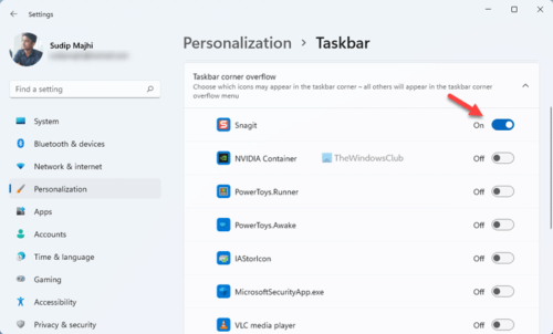 How to ALWAYS show all the Icons in Notification area of Windows