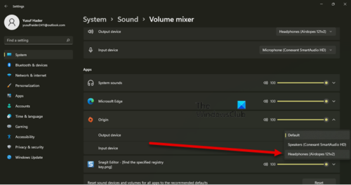 How to Split Sound between Speakers and Headphones in Windows 11/10
