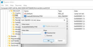 There are no PIN key protectors on volume C