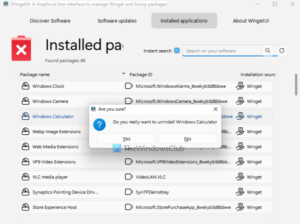 WingetUI GUI tool helps Bulk Install, Uninstall, Update Programs