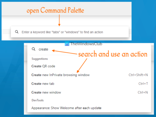 How to enable and use Command Palette in Microsoft Edge