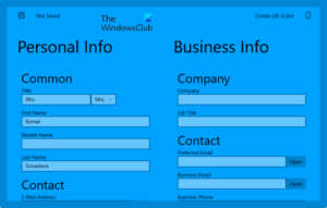 Best free vCard Creator software and online tools for PC