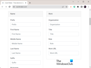 Best free vCard Creator software and online tools for PC