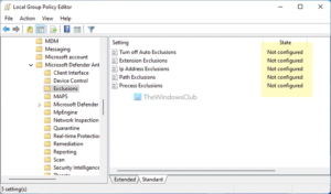 Windows Defender Exclusions not working [Fixed]
