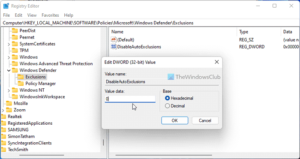 Windows Defender Exclusions not working [Fixed]