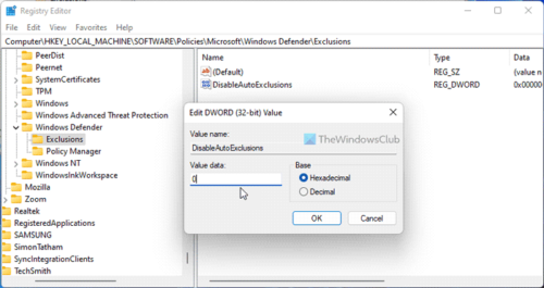 Windows Defender Exclusions not working [Fixed]