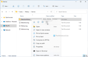 Windows Defender keeps saying Threats found but nothing found