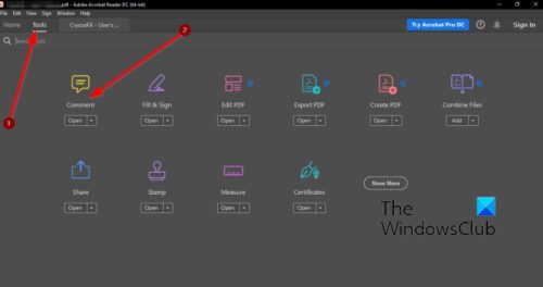 How to redact statements in Adobe Acrobat DC