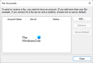 Windows Fax and Scan not working in Windows 11