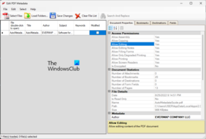 Best free PDF Metadata Editor software for Windows 11/10