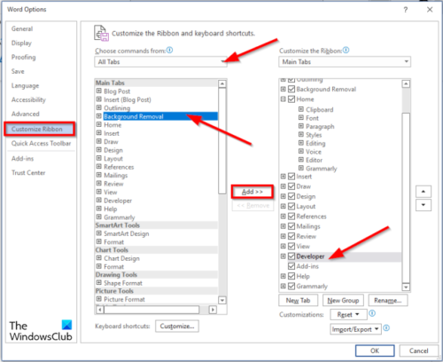 How to insert and use Background Removal in Word